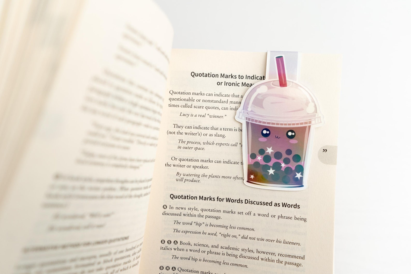 Boba Magnetic Bookmark Page Clip Boba Page Clip Gift Boba Lover Coffee ...