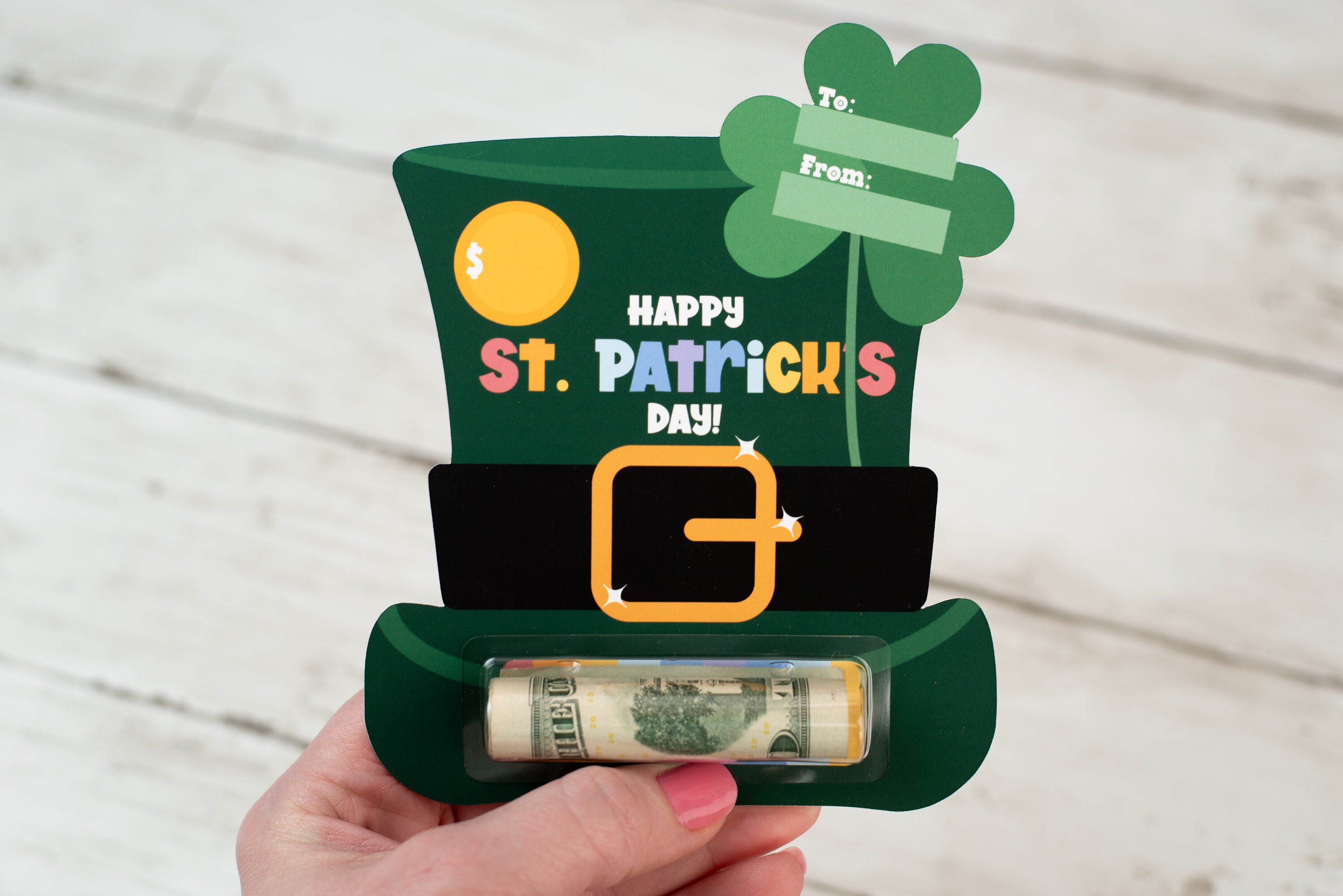 Gift St Patrick's Day Money Holder St Patrick's Day Money Card Gift St ...