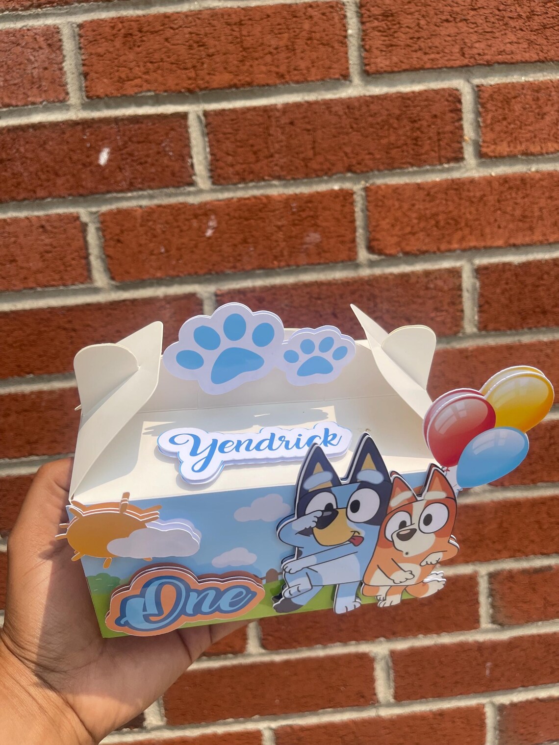 Bluey Gable Box / Party Favor - Etsy