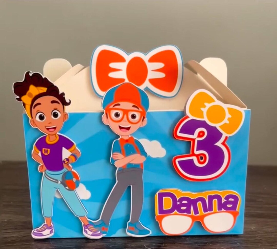 Blippi and Meekah Gable Box - Etsy