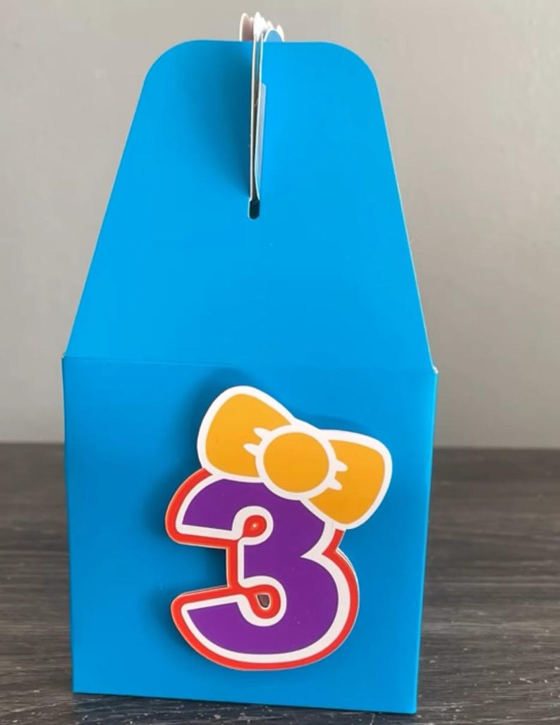 Blippi and Meekah Gable Box /favor Box - Etsy Australia