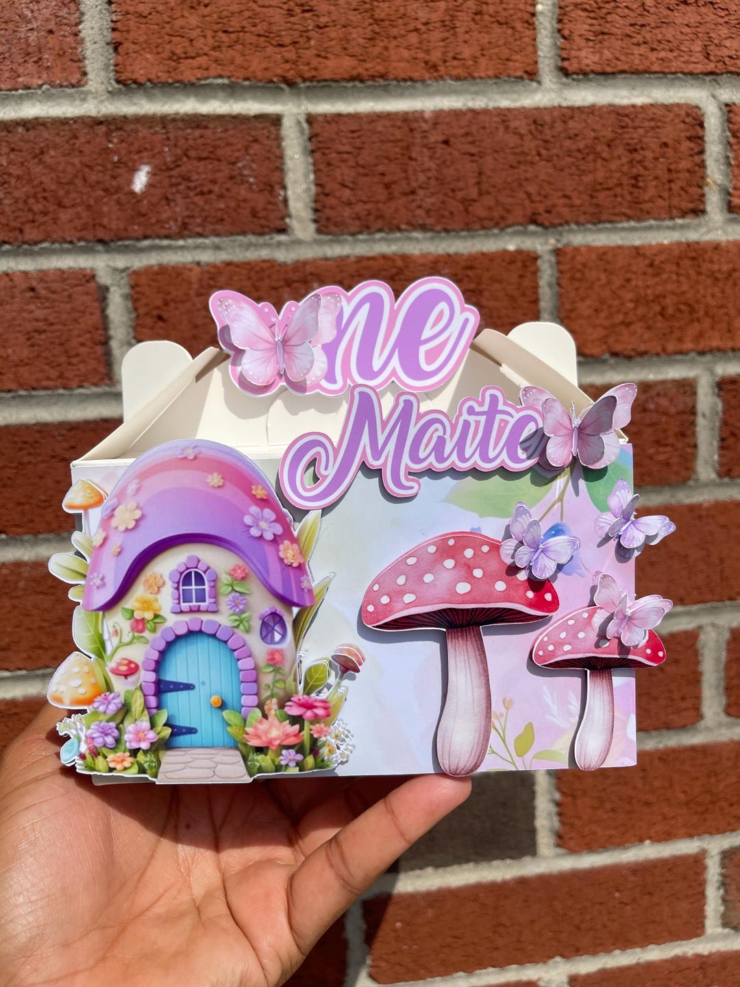 Fairy Tale / Butterfly / Gable Box / Candy Box - Etsy