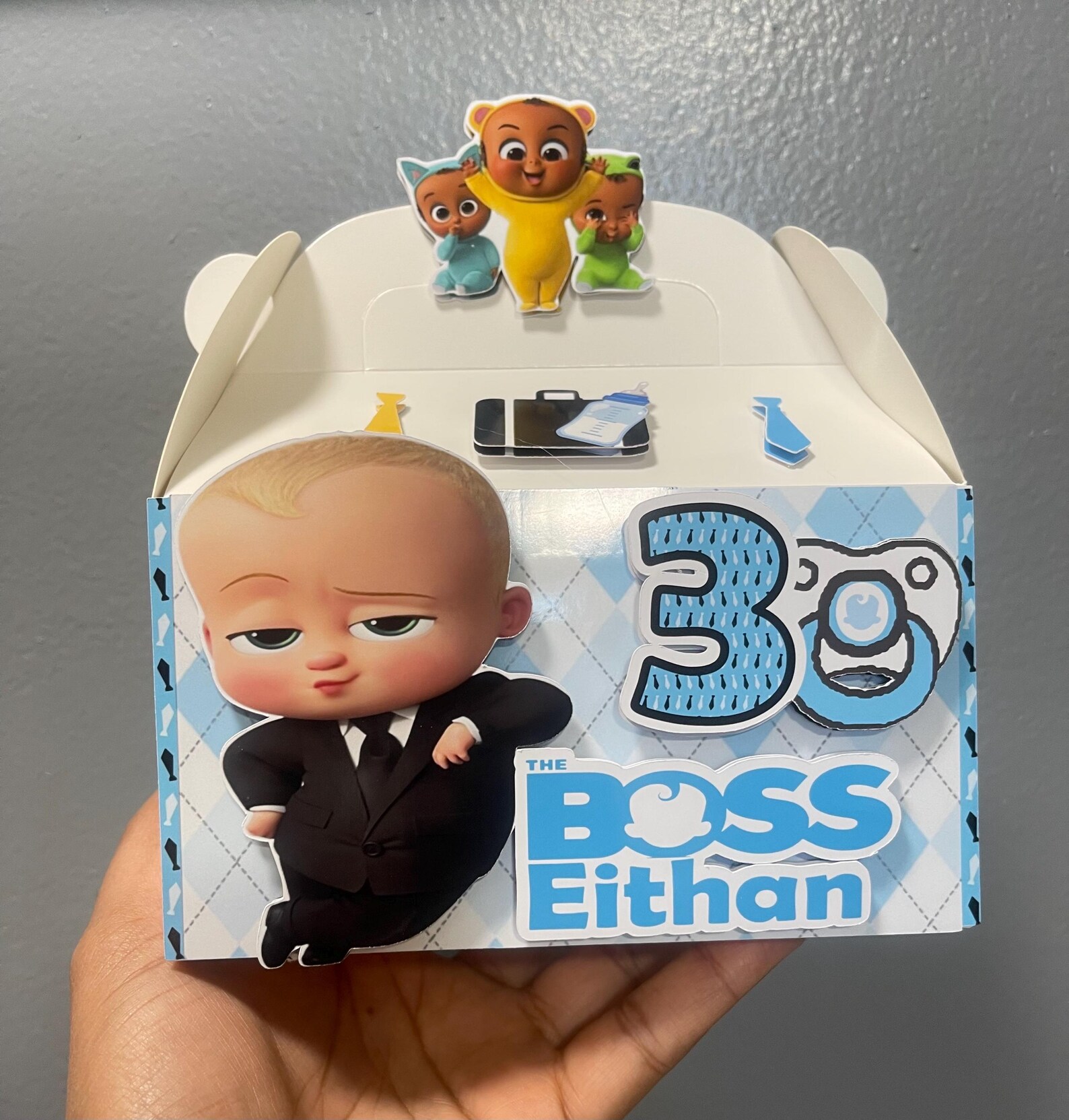 The Boss Baby Gable Box /party Favor - Etsy
