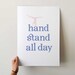 Handstand All Day I Art Print Poster I Gymnastics I Girls Room I ...