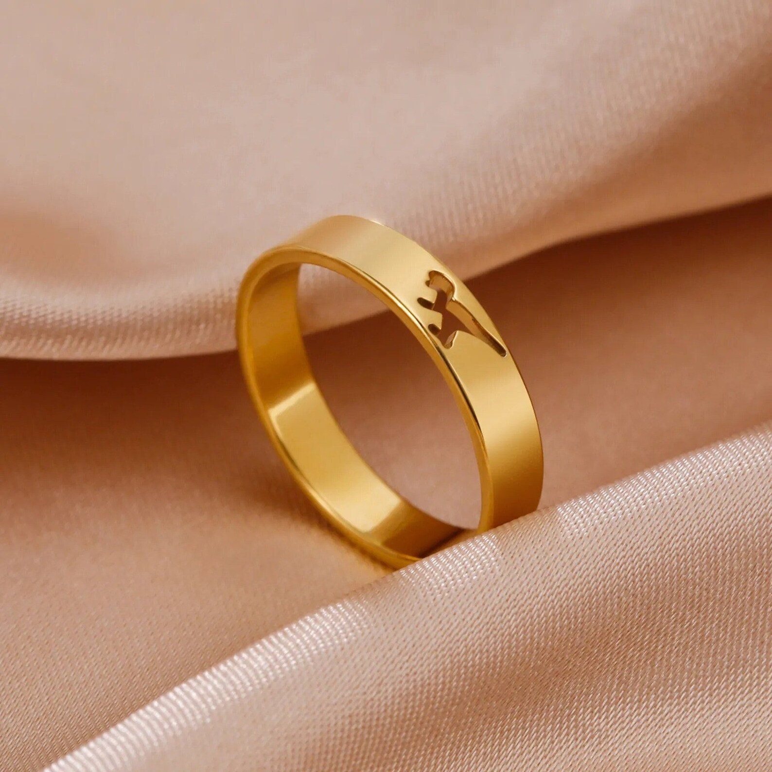 Dinosaur Ring Women T Rex Ring Gold Dinosaur Ring Cute Rings Dinosaur ...