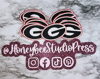 UGA Bulldogs Sic em Iron on Patch Football Patch Dawgs Georgia - Etsy