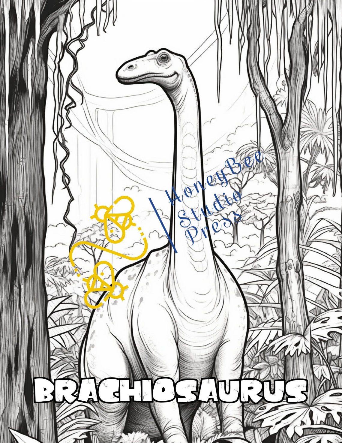 Dino Delight: Roaring Adventures in the Dinosaur Coloring Book 26 Pages ...