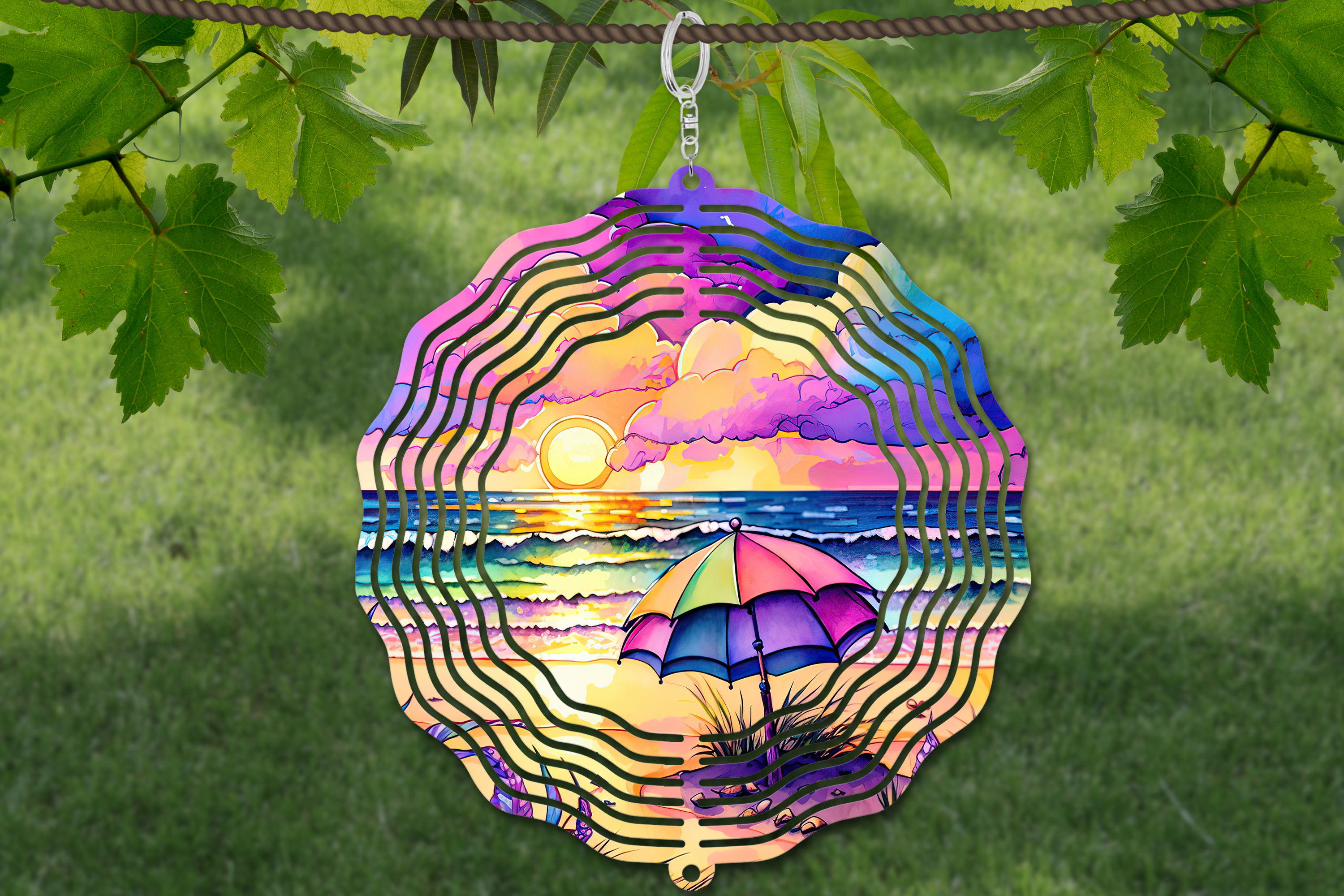 Watercolor Animal Wind Spinners Add a Splash of Color and Movement to ...