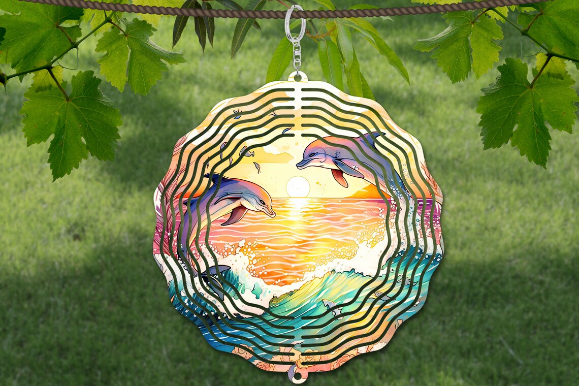 Watercolor Animal Wind Spinners Add a Splash of Color and Movement to ...