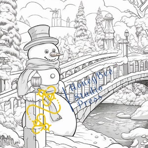 Arctic Wonders: Polar Bear & Snowman Winter Coloring Book for Kids 30 ...