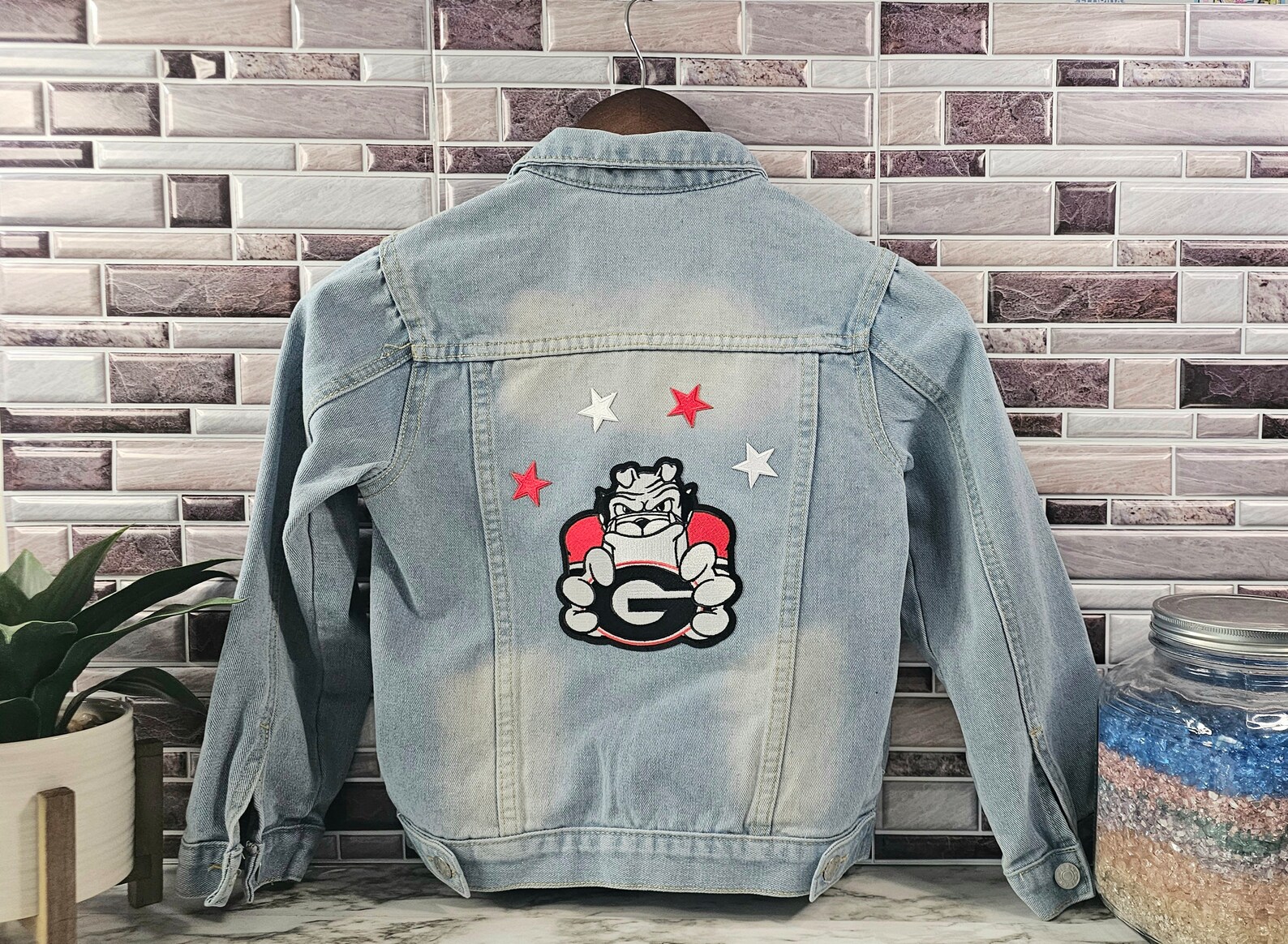 Show Your Bulldog Pride: UGA Hairy Dawg Toddler & Youth Custom Denim ...