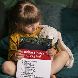 Pre-k Christmas Activity Book Printable Download - Etsy