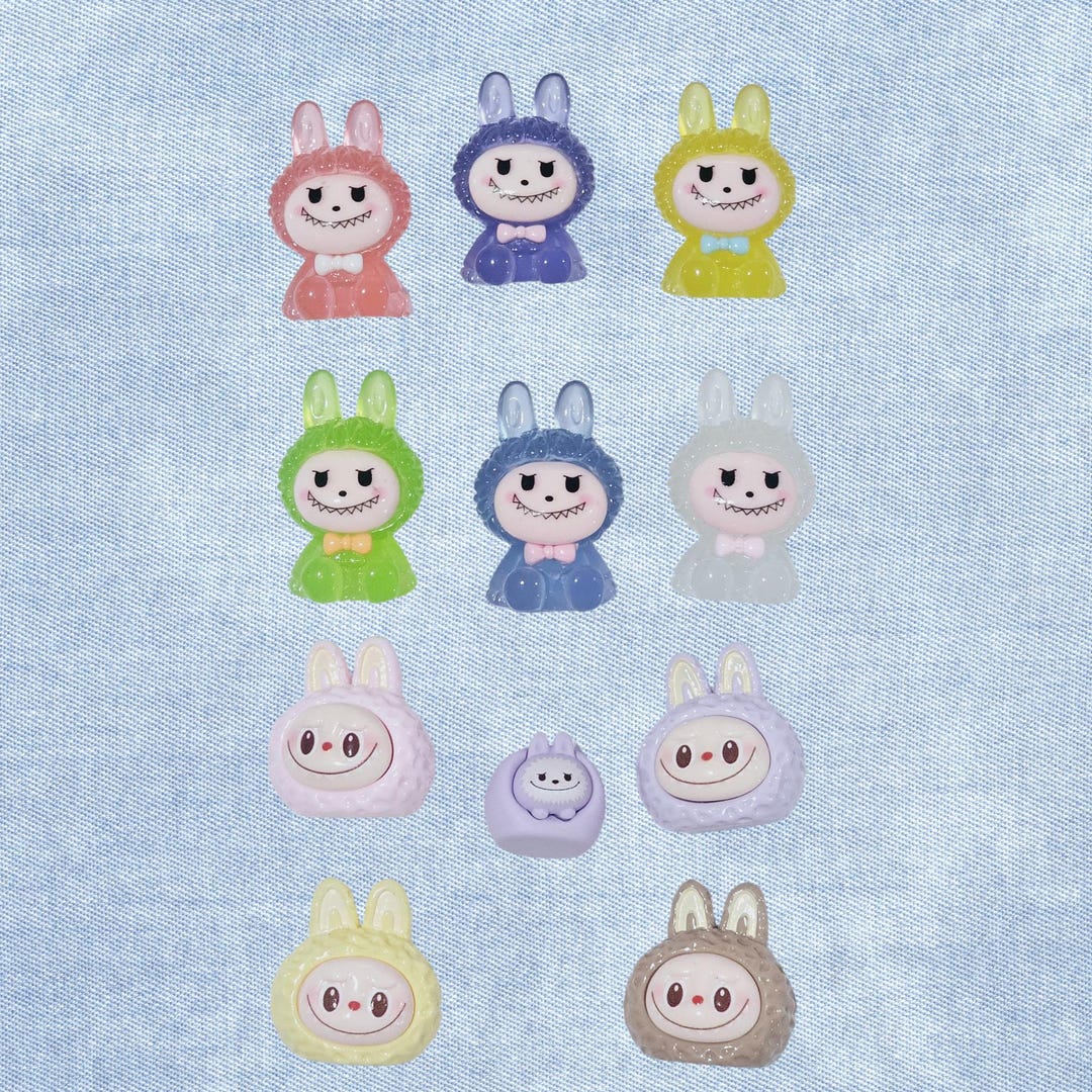 Acrylic Labubu Inspired Monster Figures or Heads – Pen Topper or ...