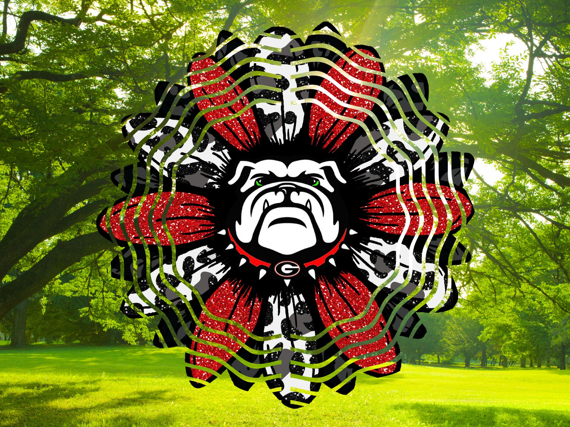 Celebrate the Bulldogs With Our UGA Football Wind Spinner 10 Options to ...
