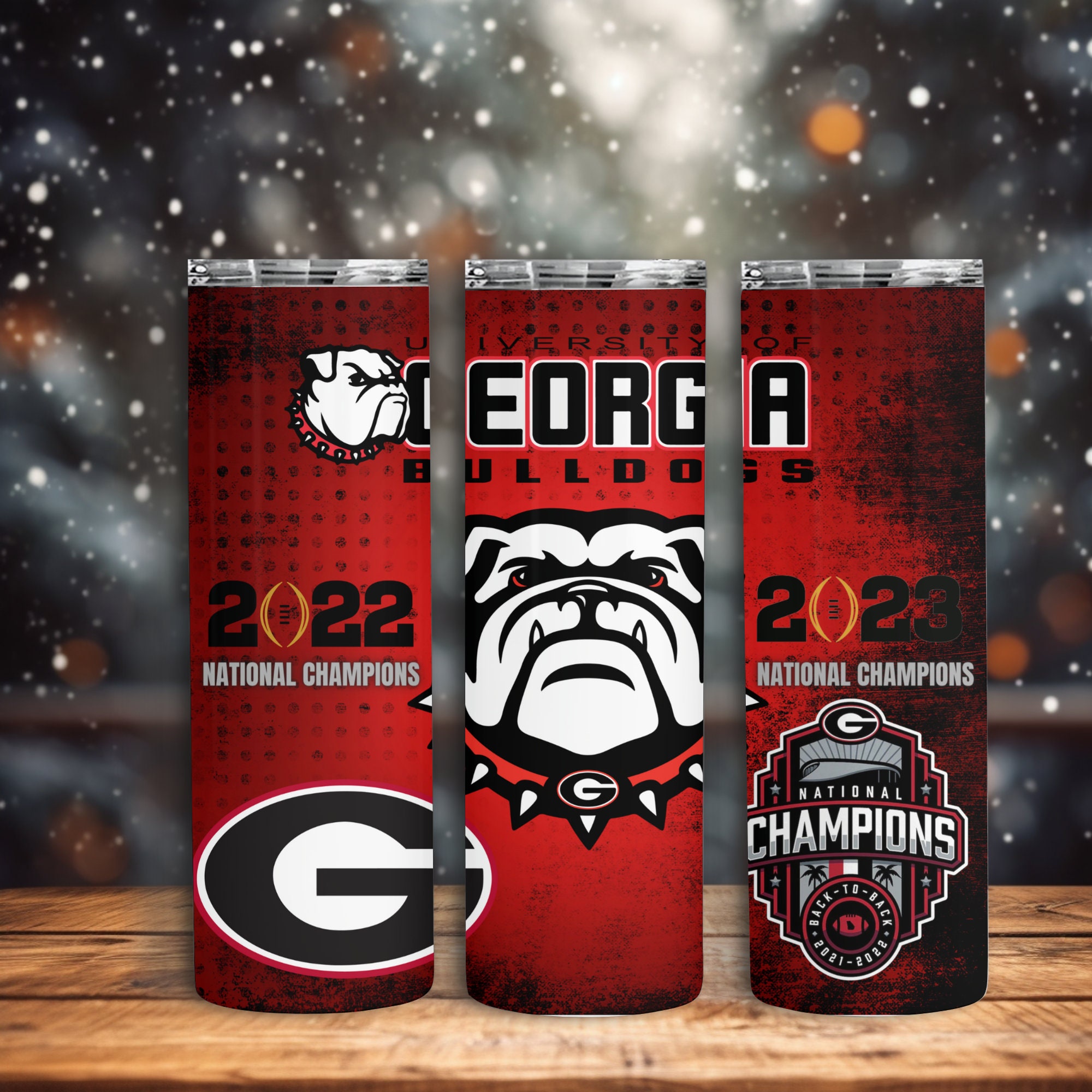 Game-day Essential: UGA Football 20oz Tumbler Choose From 10 Designs - Etsy