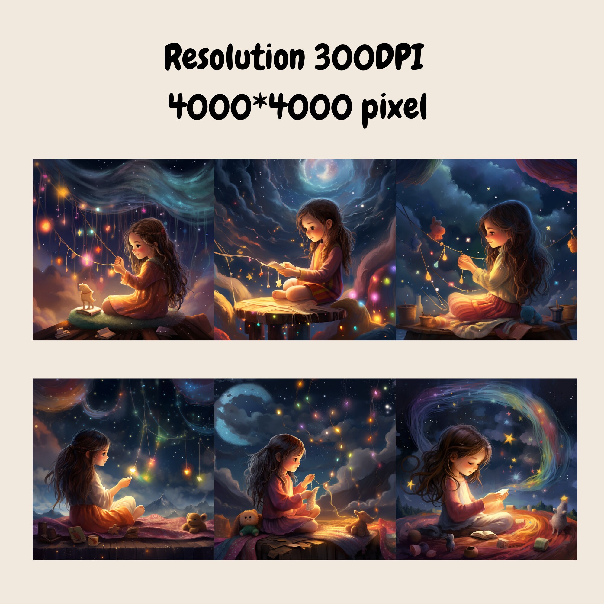 Girl Chasing Dreams Clip Art Mega Bundle - 168 Clip Art PNG | 300 DPI ...