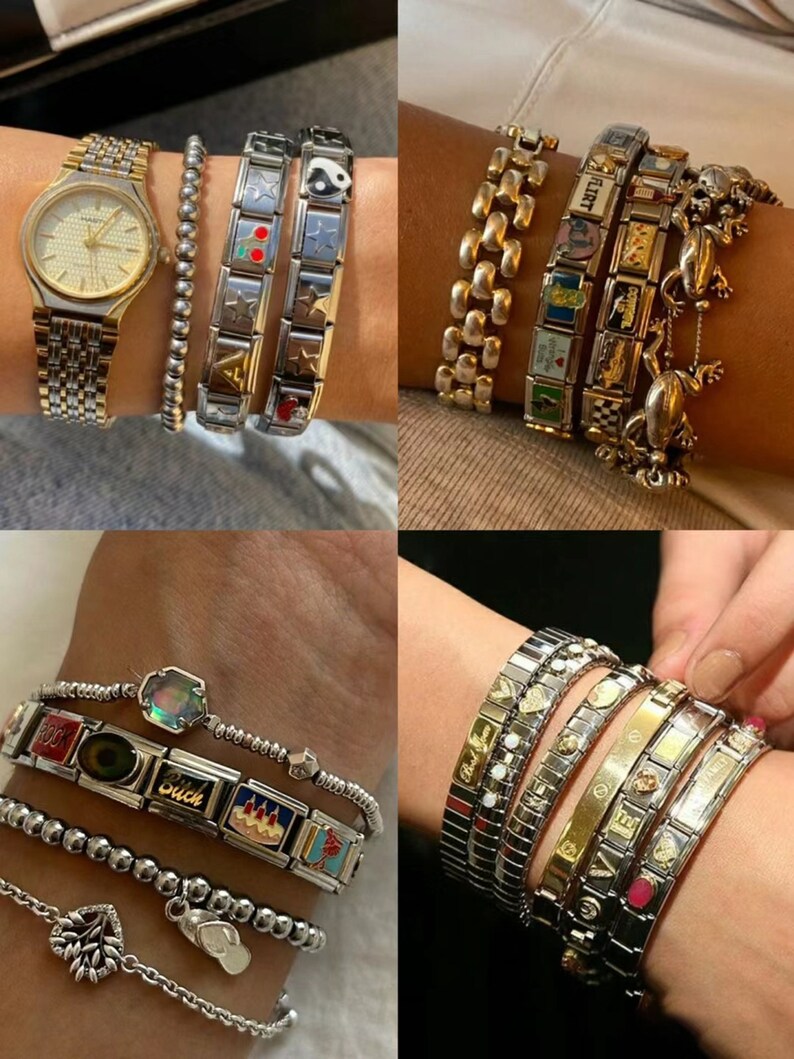 9mm Italian Funny Animals Charms Bracelet Classic Custom - Etsy