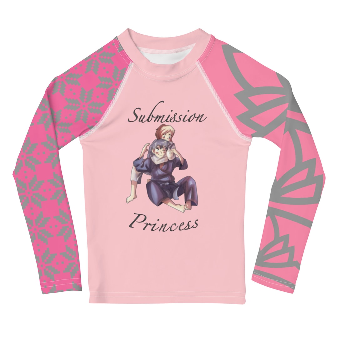 Youth Rash Guard, Submission Princess Jiu Jitsu Kids Rash Guard, BJJ ...