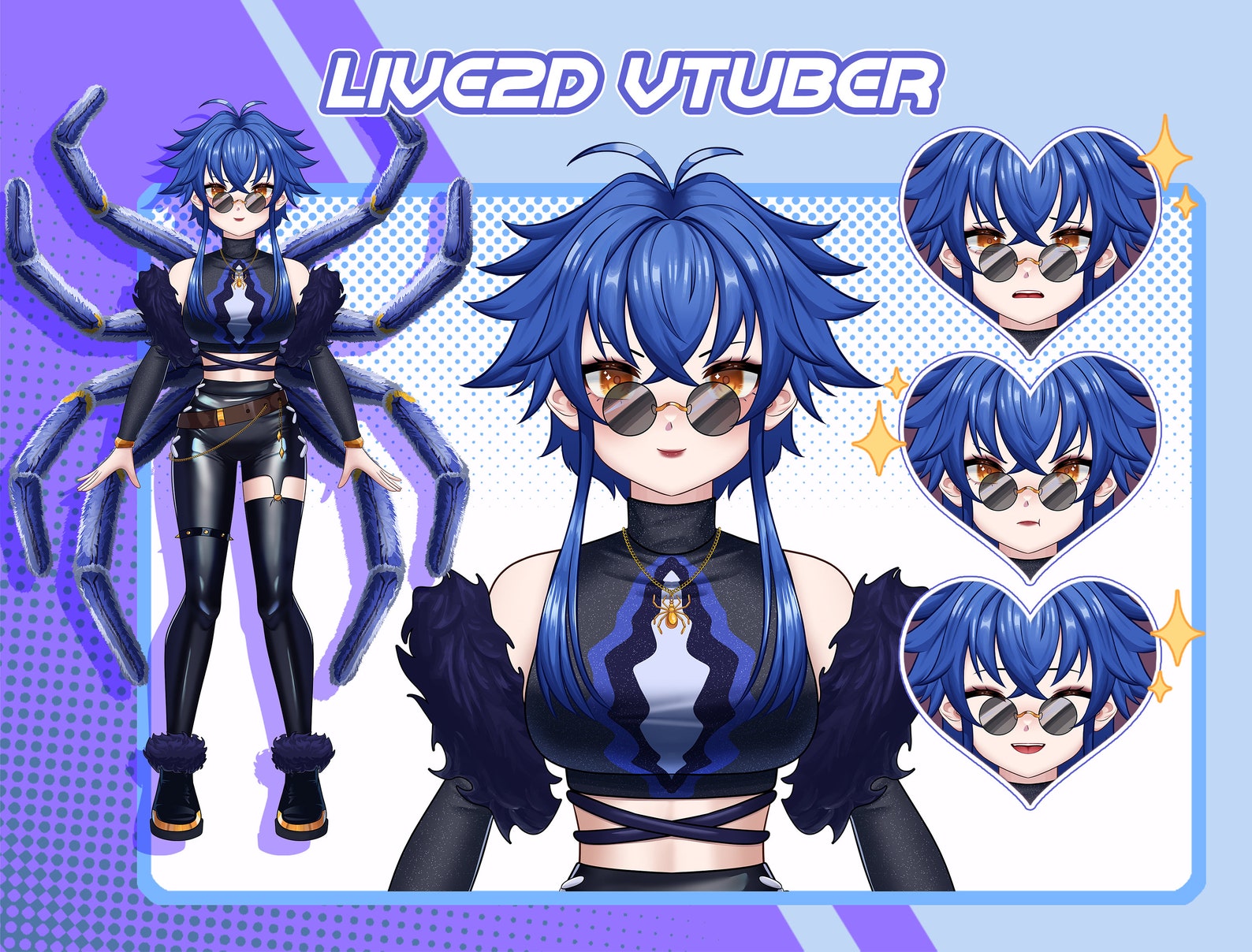 Live2d Vtuber Model Commission Vtuber Commission Vtuber Ready to Rig ...