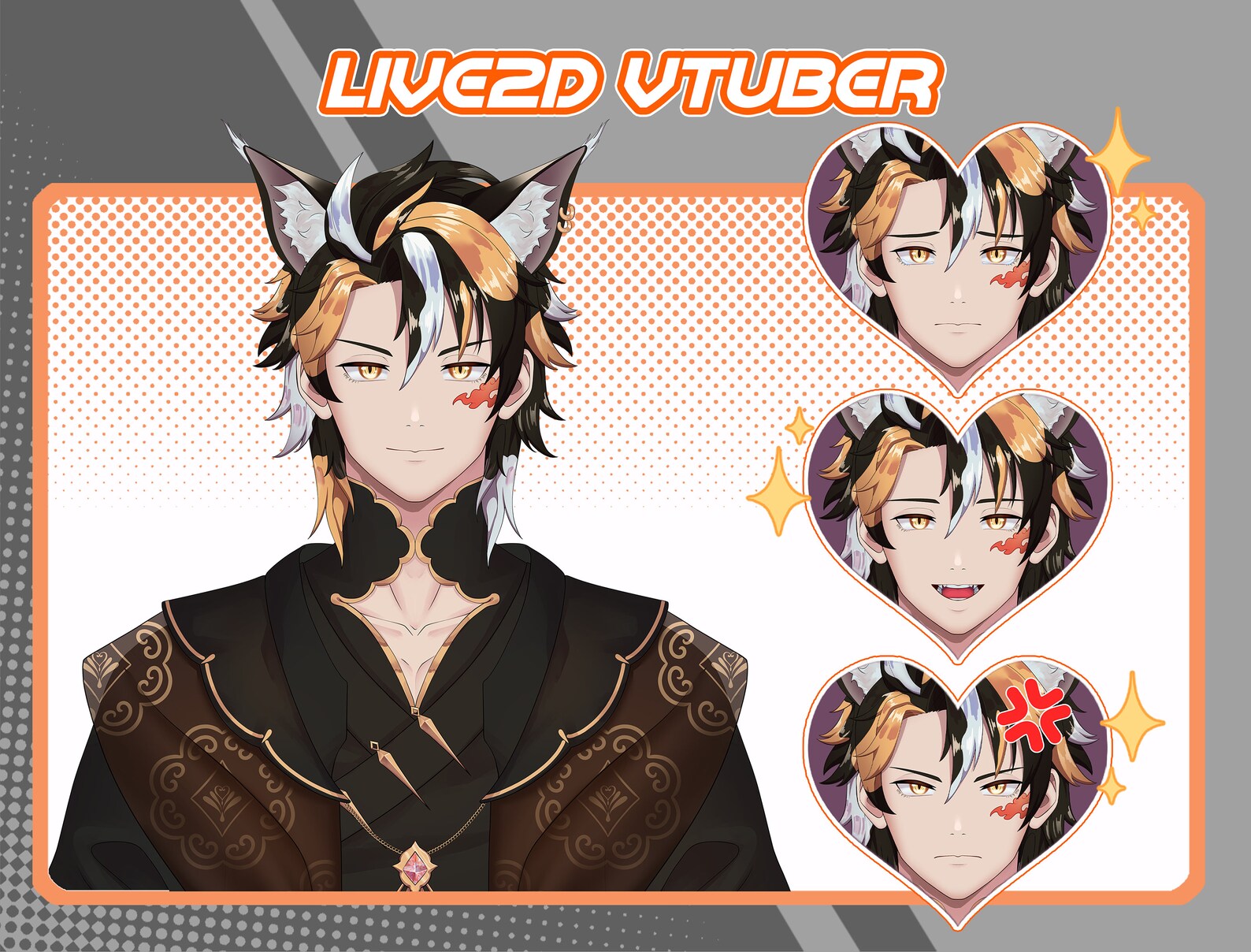 Live2d Vtuber Model Commission Vtuber Commission Vtuber Ready to Rig ...