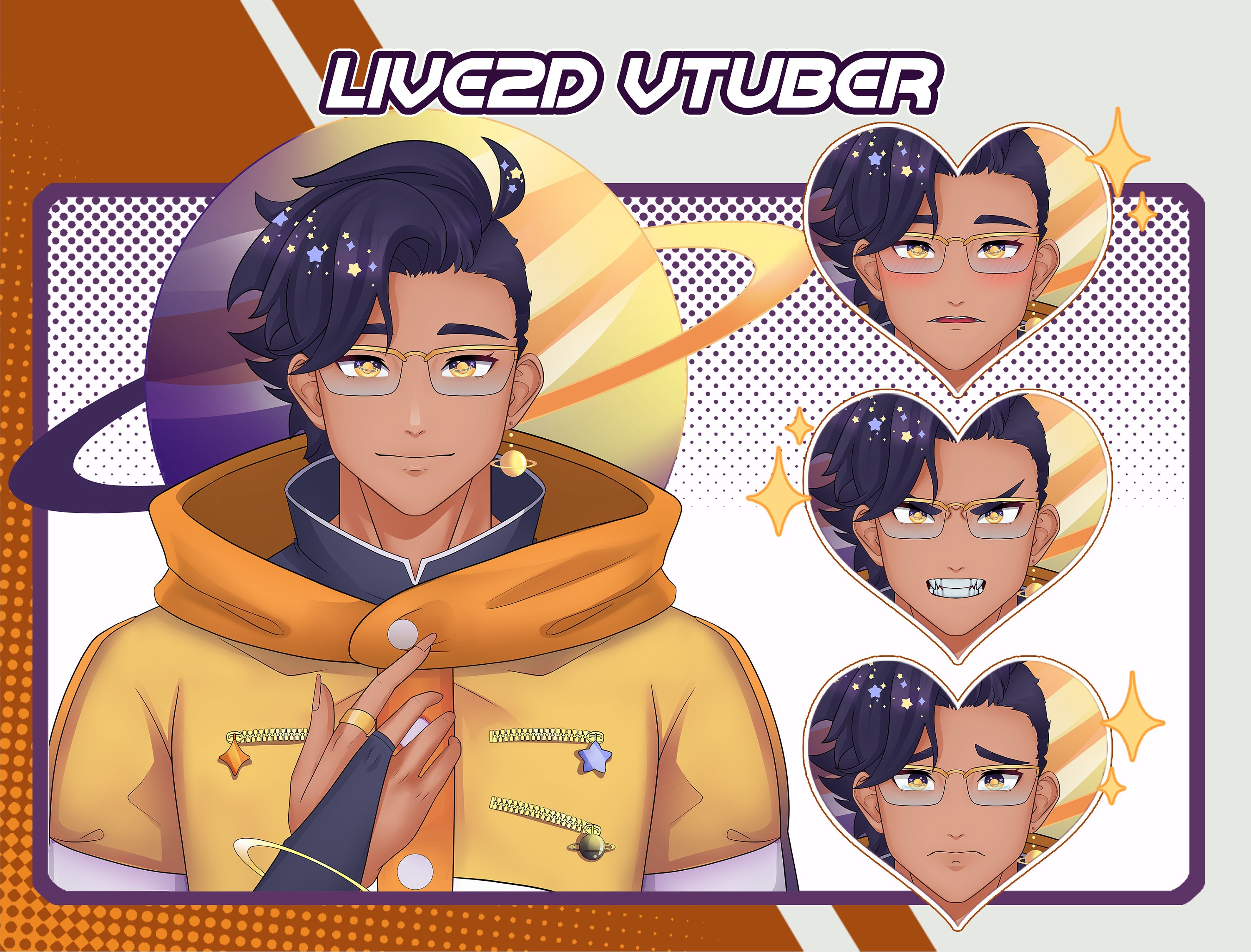 Live2d Vtuber Model Commission Vtuber Commission Vtuber Ready to Rig ...