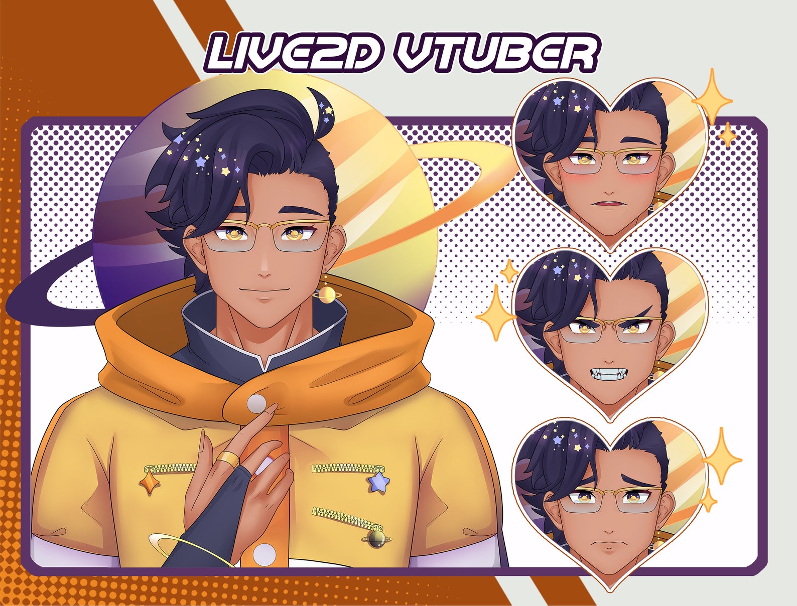 Live2d Vtuber Model Commission | Vtuber Commission | Vtuber Ready to ...