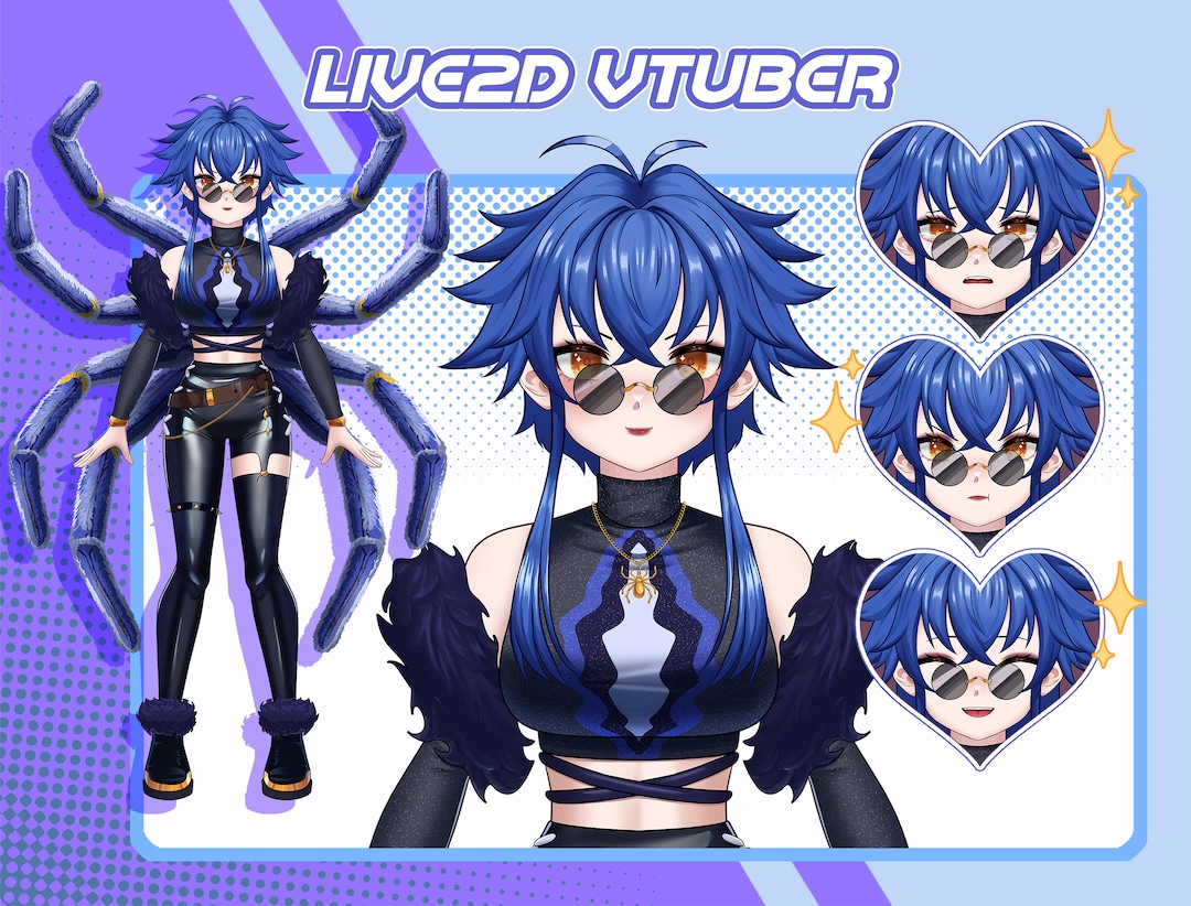 Live2d Vtuber Model Commission Vtuber Commission Vtuber Ready to Rig Vtuber Design Vtuber Custom ...
