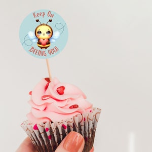 Printable Toppers, Bee Mine Toppers, Valentines Party, Happy Valentines Day, Valentines Day ...