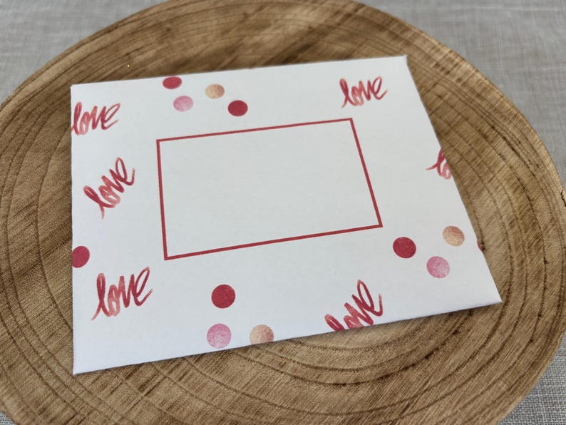 Printable Envelope Template, Cute Valentine Envelope, DIY Love Letter ...