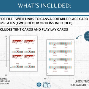 Editable Carnival Birthday Party Place Card Template, Retro Carnival ...