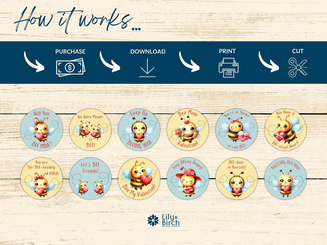 Printable Toppers, Bee Mine Toppers, Valentines Party, Happy Valentines Day, Valentines Day ...