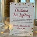 Editable Christmas Tree Lighting Invitation Simple Christmas Lights ...