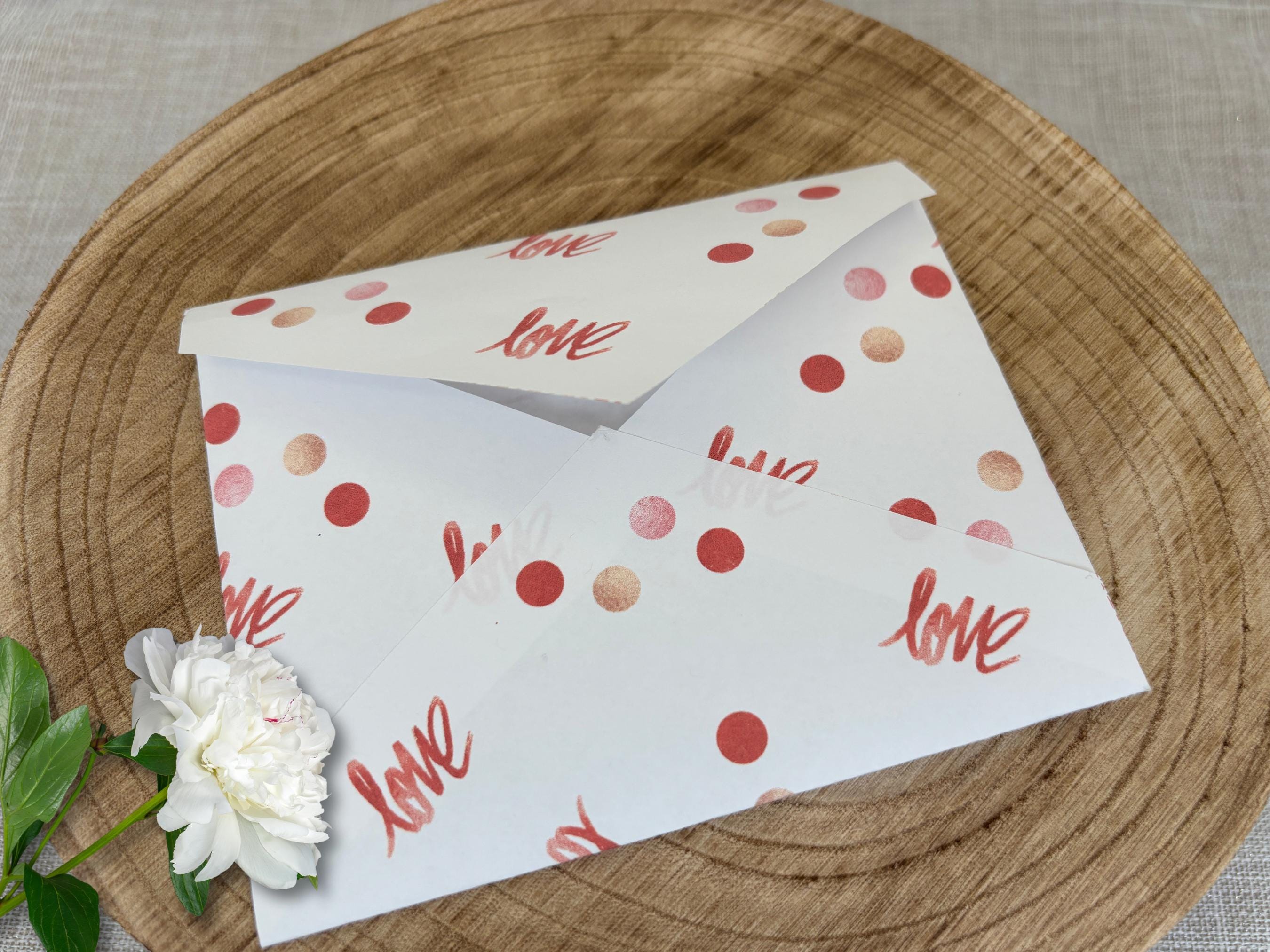 Printable Envelope Template, Cute Valentine Envelope, DIY Love Letter ...