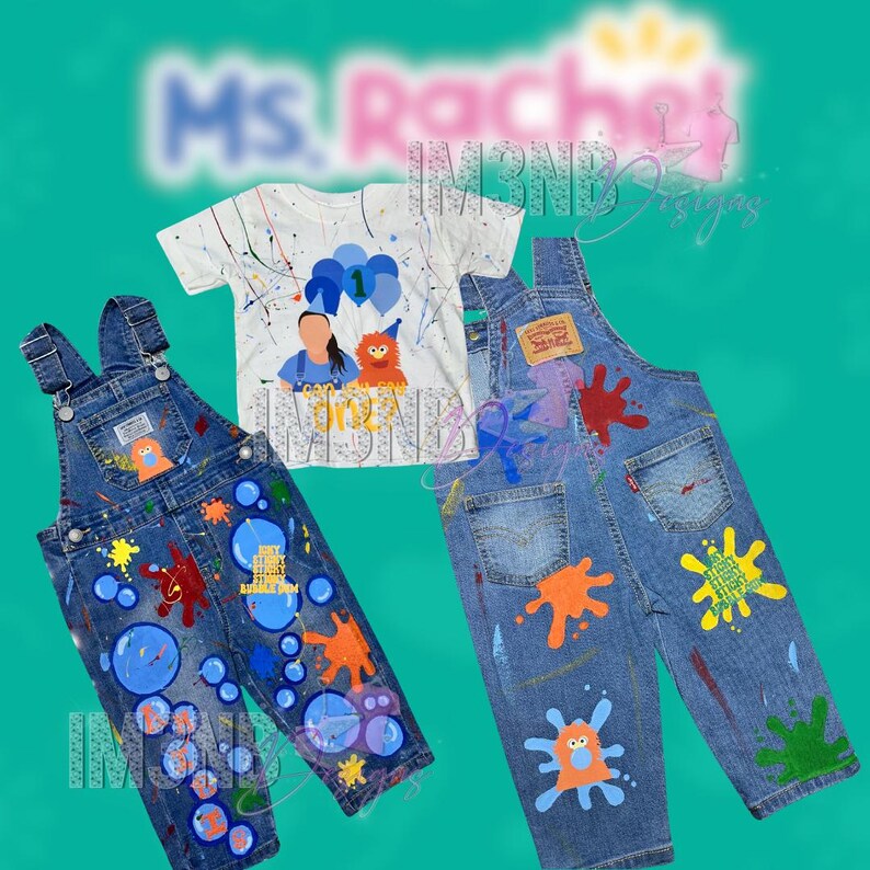 Custom Overall Set for Birthday/any Special Occasion, ANY THEME ...