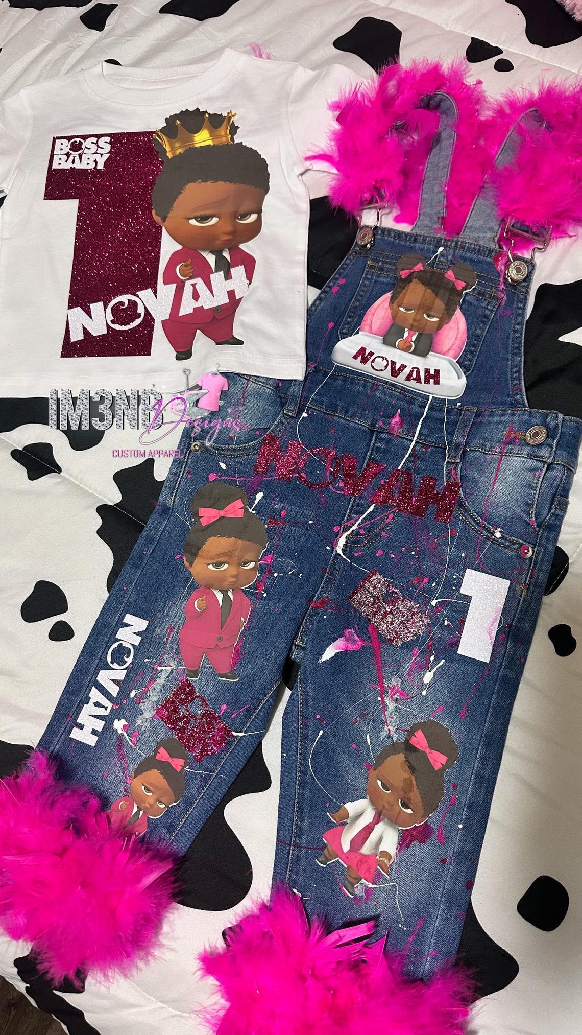 Custom Overall Set for Birthday/any Special Occasion, ANY THEME ...
