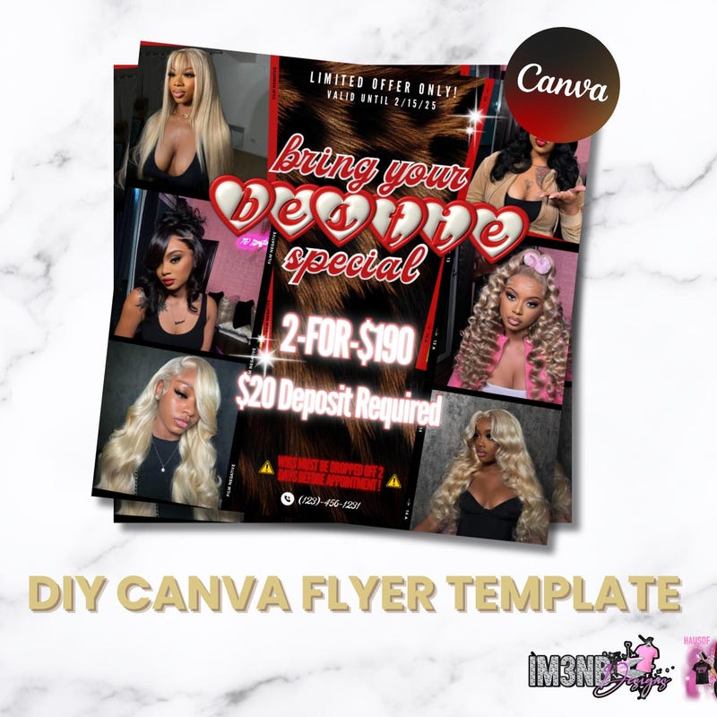 Cheetah Print Hair Flyers - Etsy