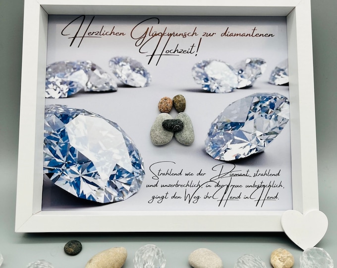 Diamantene Hochzeit Geschenk Selbstgemacht