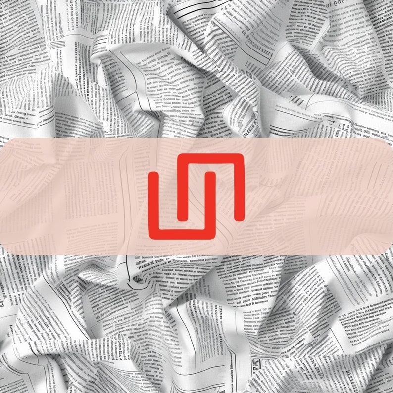 10 Seamless Newspaper Digital Transfer Paper, Adjustable Repeating ...