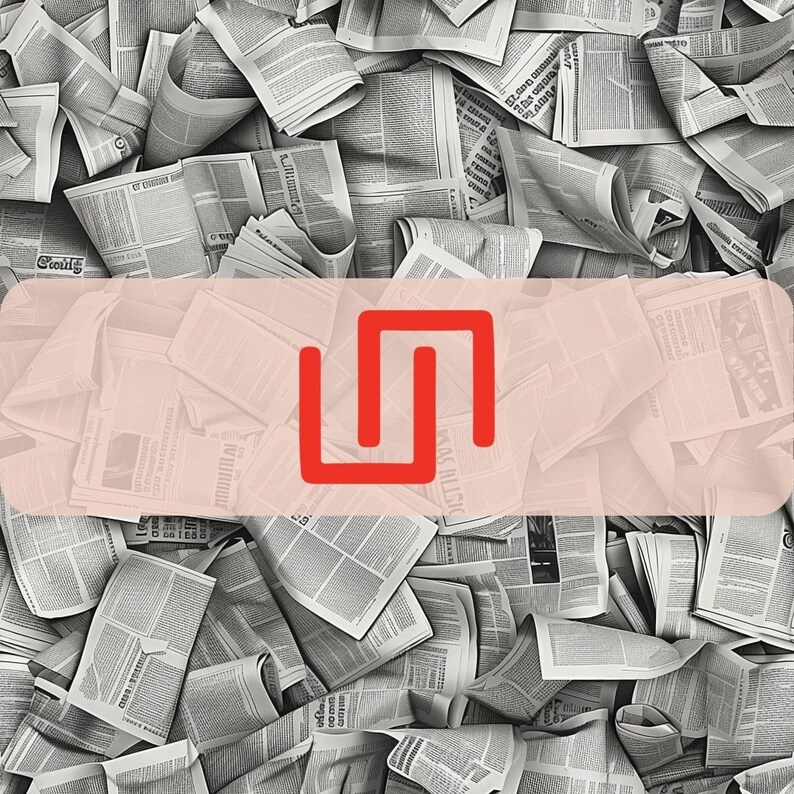 10 Seamless Newspaper Digital Transfer Paper, Adjustable Repeating ...