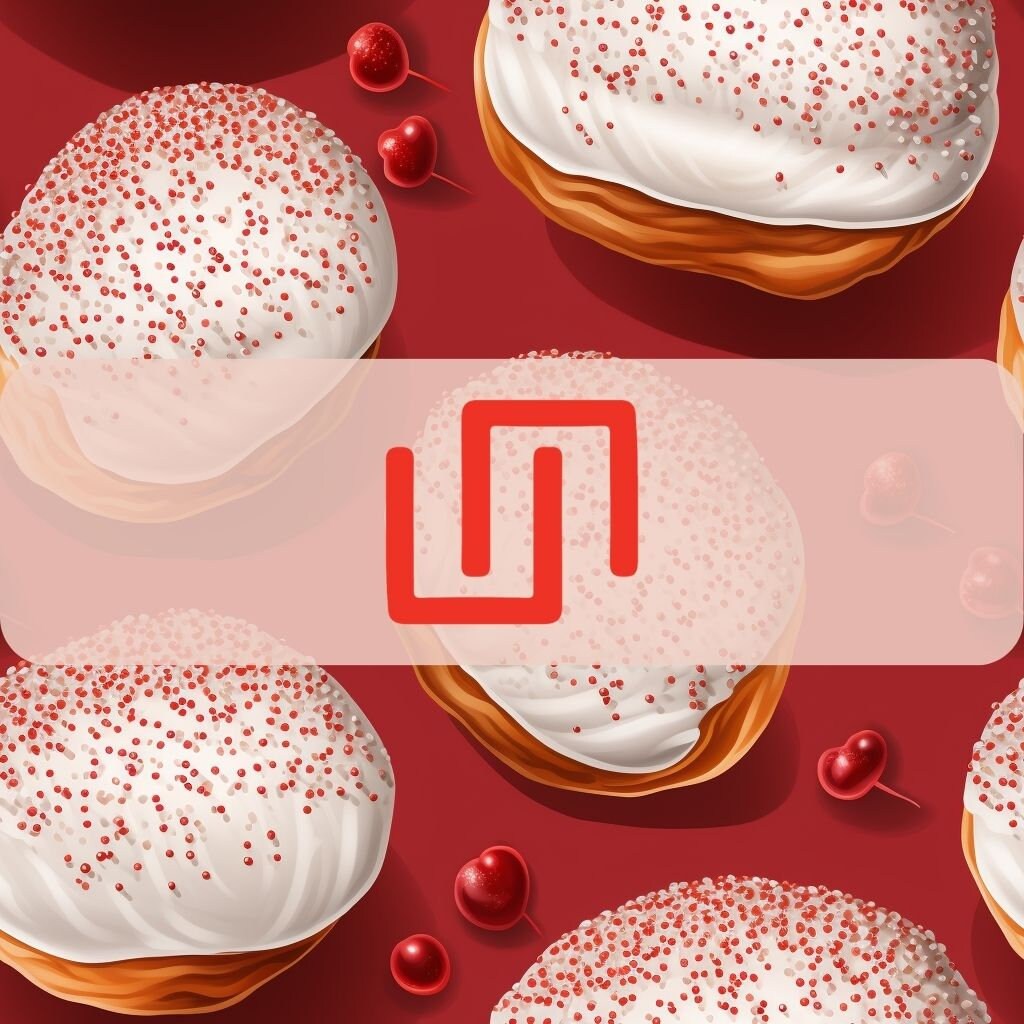 10 Seamless Paczki Digital Transfer Paper, Adjustable Repeating Print ...