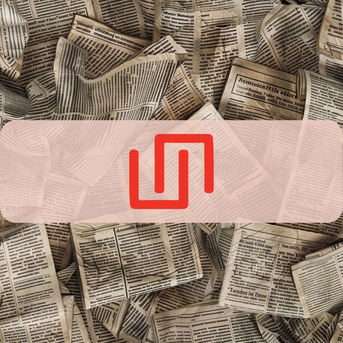 10 Seamless Newspaper Digital Transfer Paper, Adjustable Repeating ...