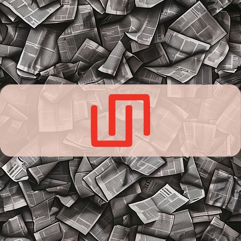 10 Seamless Newspaper Digital Transfer Paper, Adjustable Repeating ...