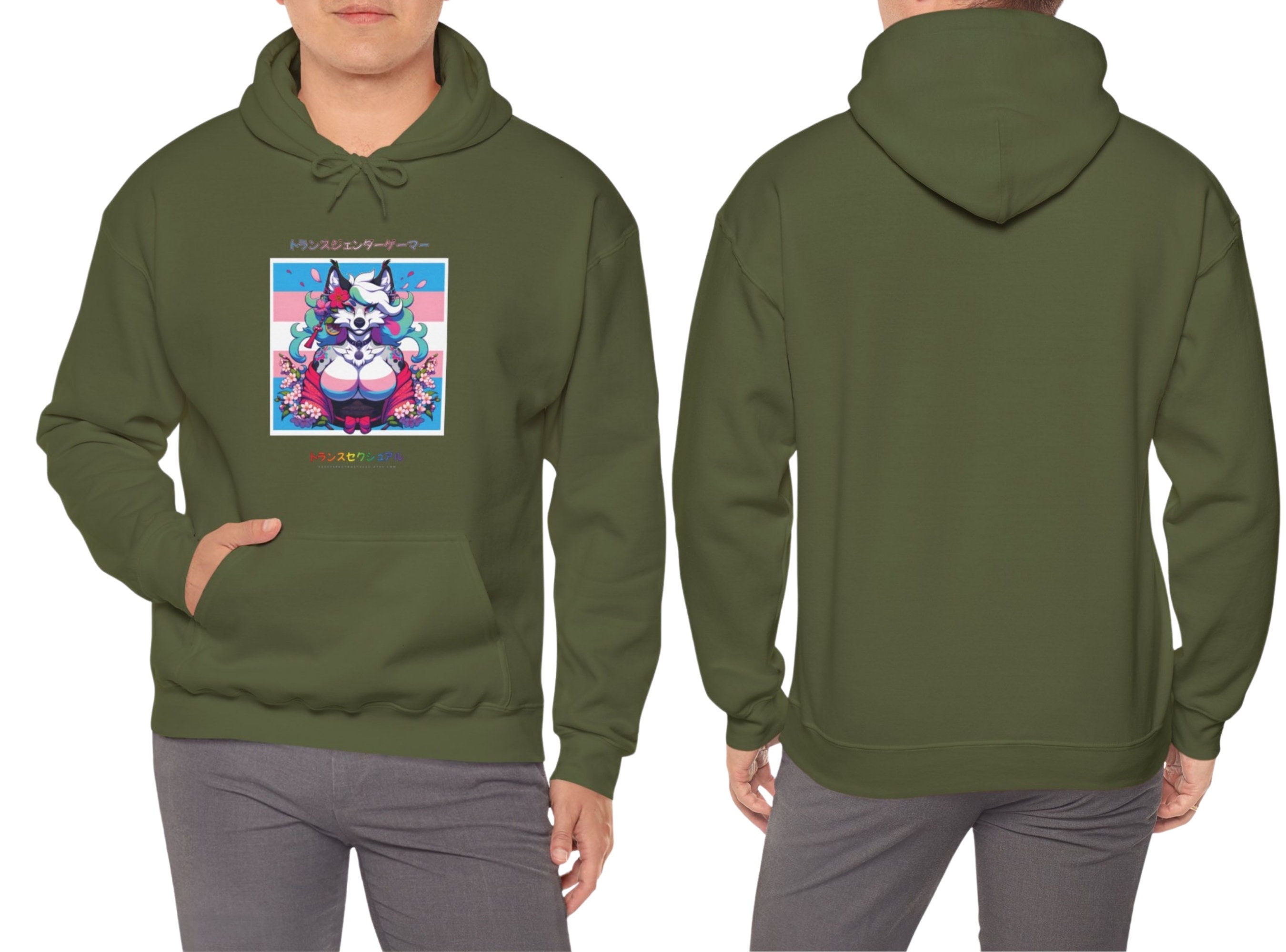 Attractive Transgender Gamer Furry Fandom Transsexual, Japanese Art ...