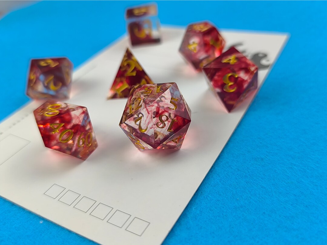 Colorful Plastic Dice Set: Perfect for Tabletop Gaming - Etsy
