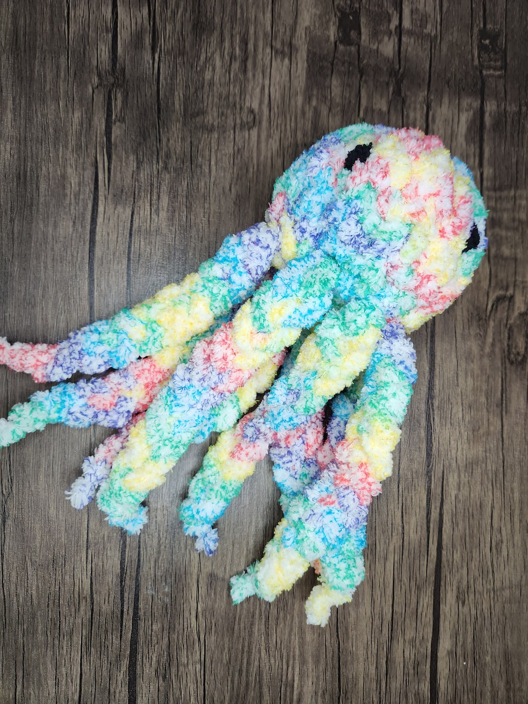 Fingerknit Octopus Plushie PDF Pattern With Video Tutorial Octopus ...