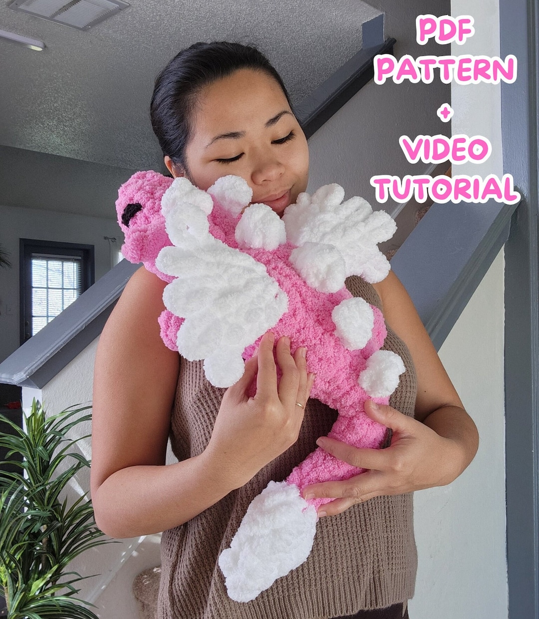Handknit Baby Dragon Pattern With Video Tutorial With FREE Modification ...
