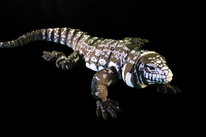 Ultra Realistic Articulated Tegu Monitor - Etsy