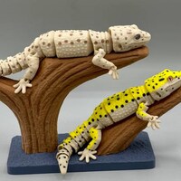 Leopard Gecko Digital .STL File for 3d Printing, Articulated Fidget ...
