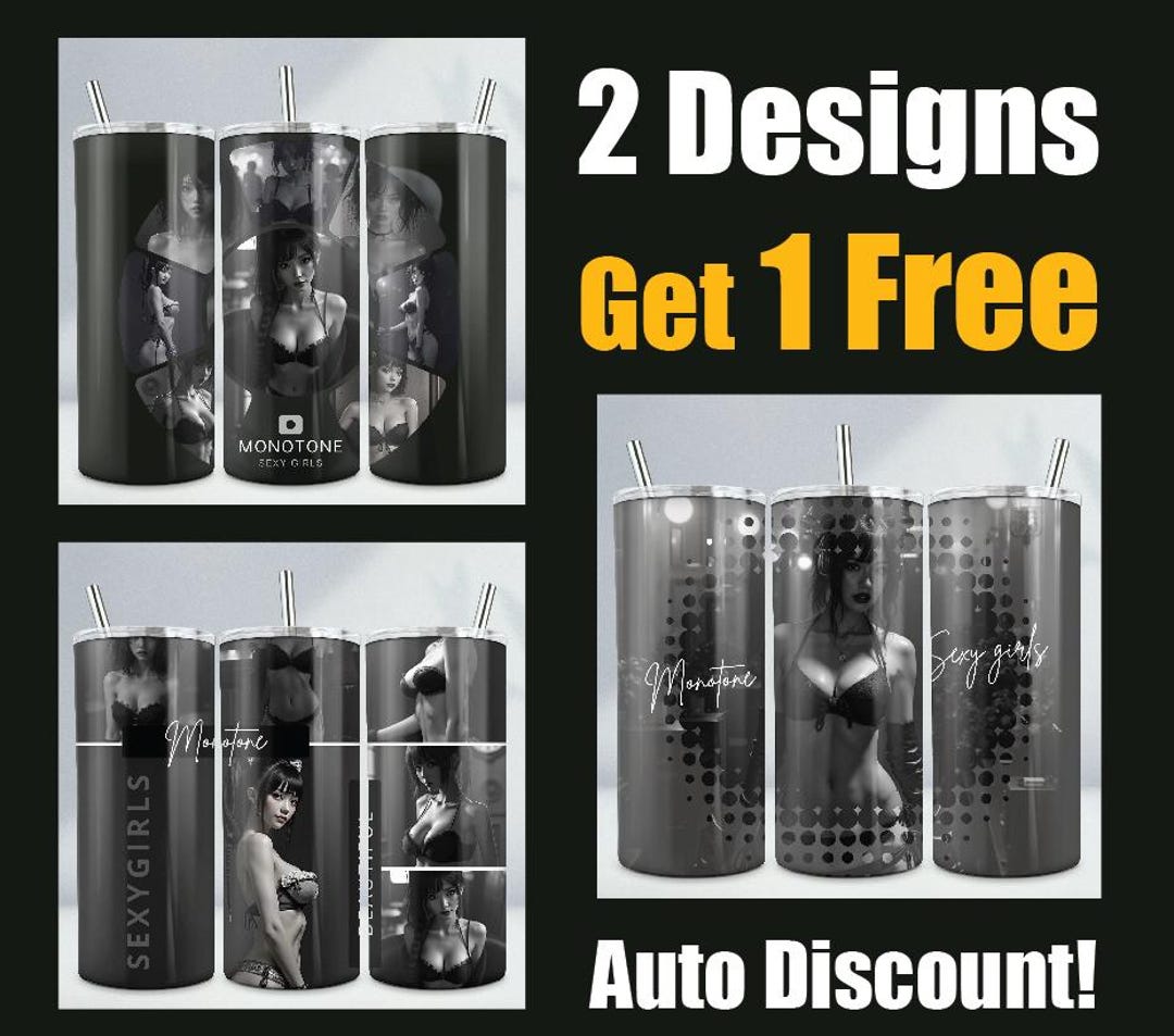 Monotone Nude Photography Wrap, Sexy Girl Nute Tumbler Wrap PNG, Beauty Girl Wrap, Superstar ...