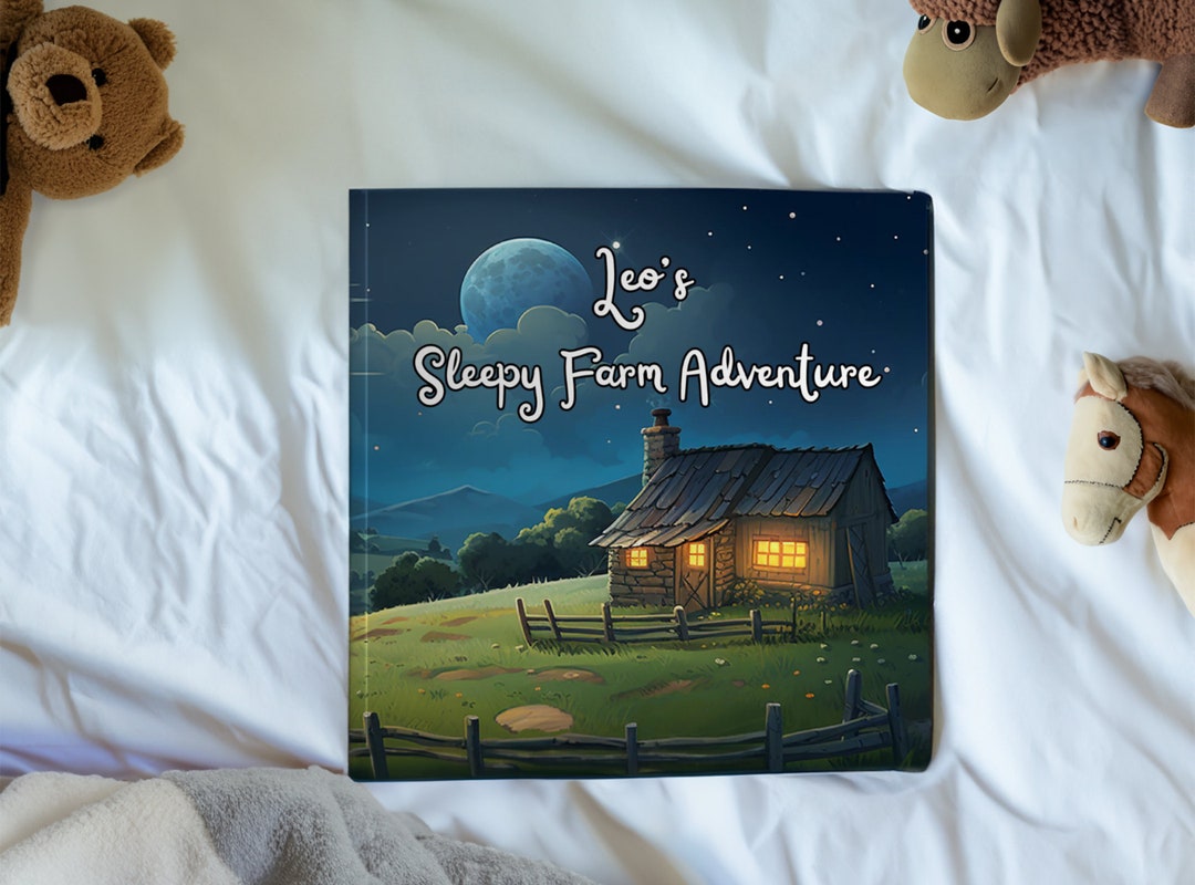 Personalized Children's Bedtime Story Book Farm Edition Calming ...
